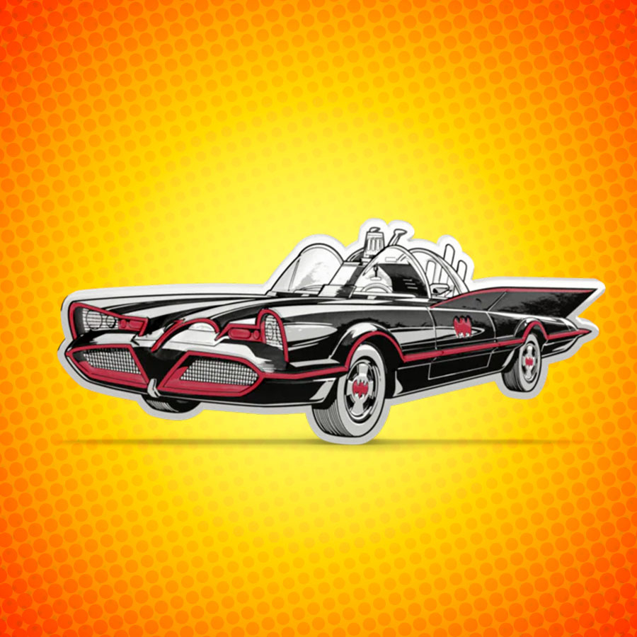 Batmobile Silver Collectible by Agoro | Sideshow Collectibles