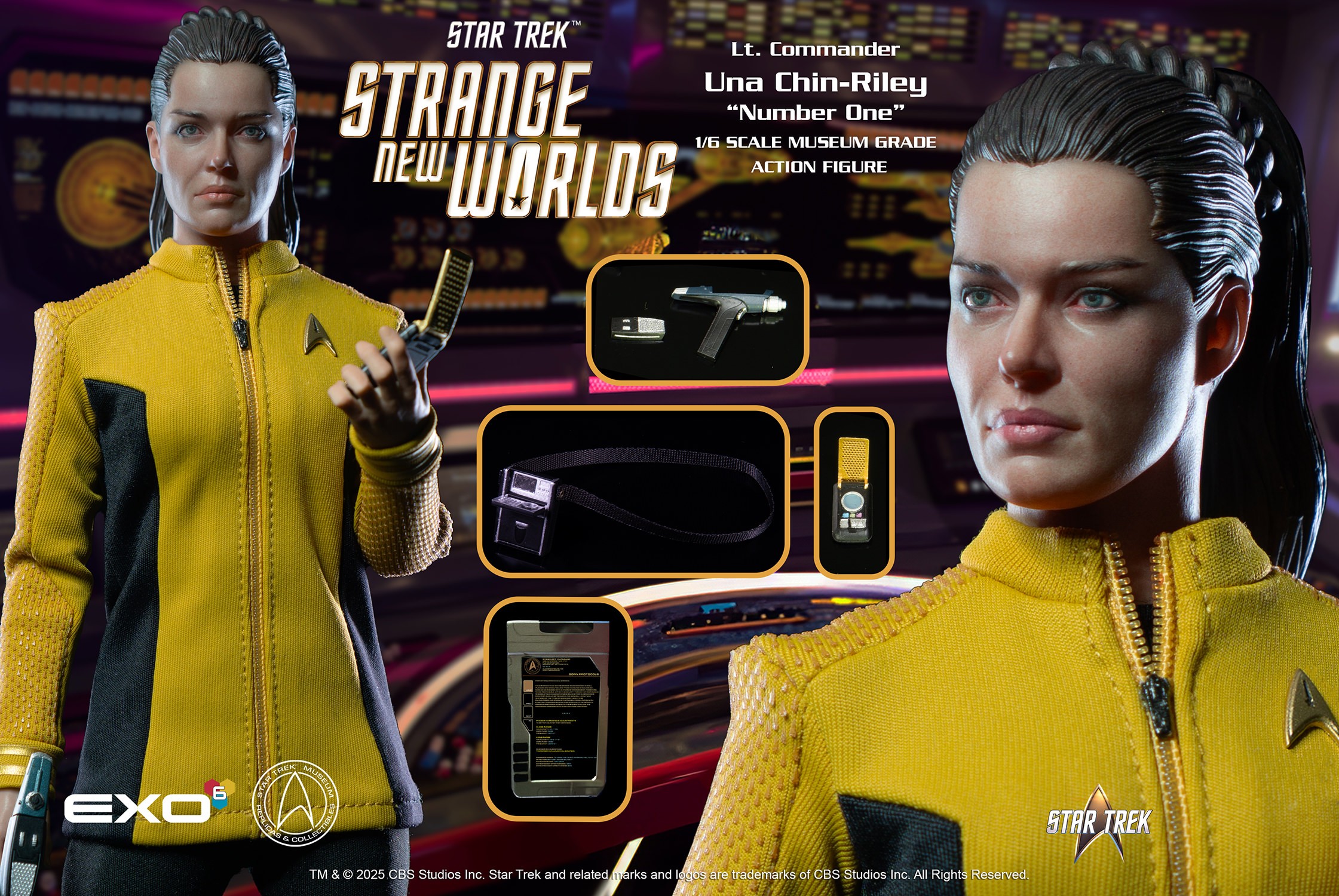 Lt. Commander Una Chin-Riley “Number One” Sixth Scale Figure by EXO-6 ...