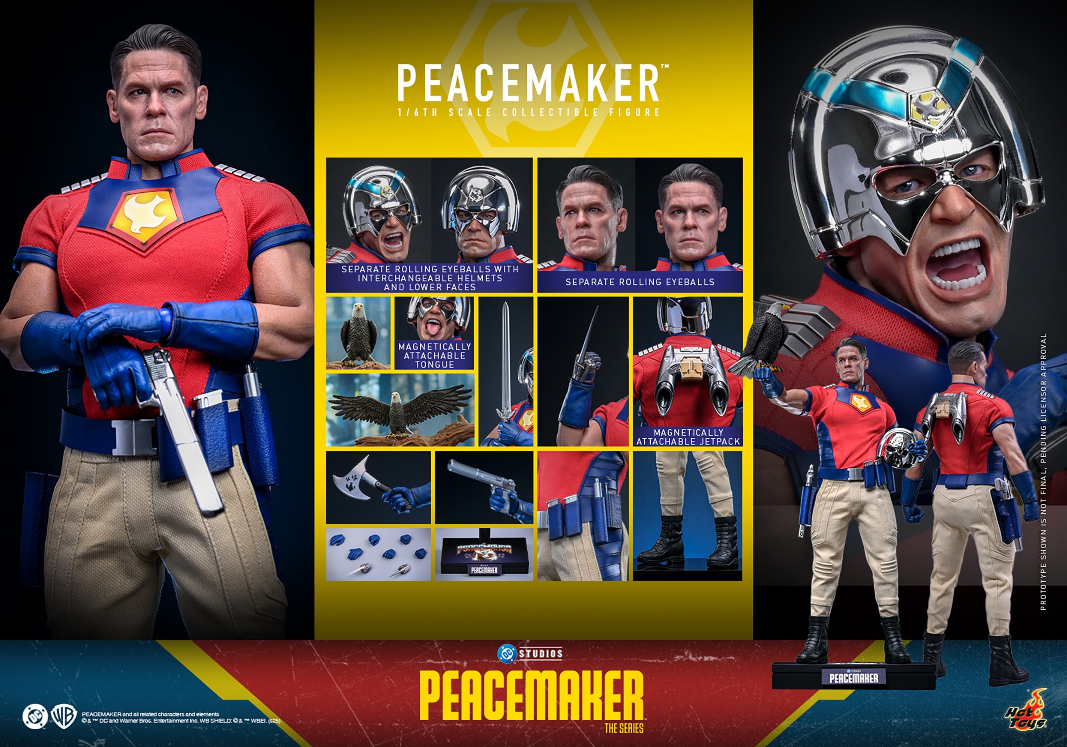 Peacemaker Sixth Scale Figure by Hot Toys | Sideshow Collectibles