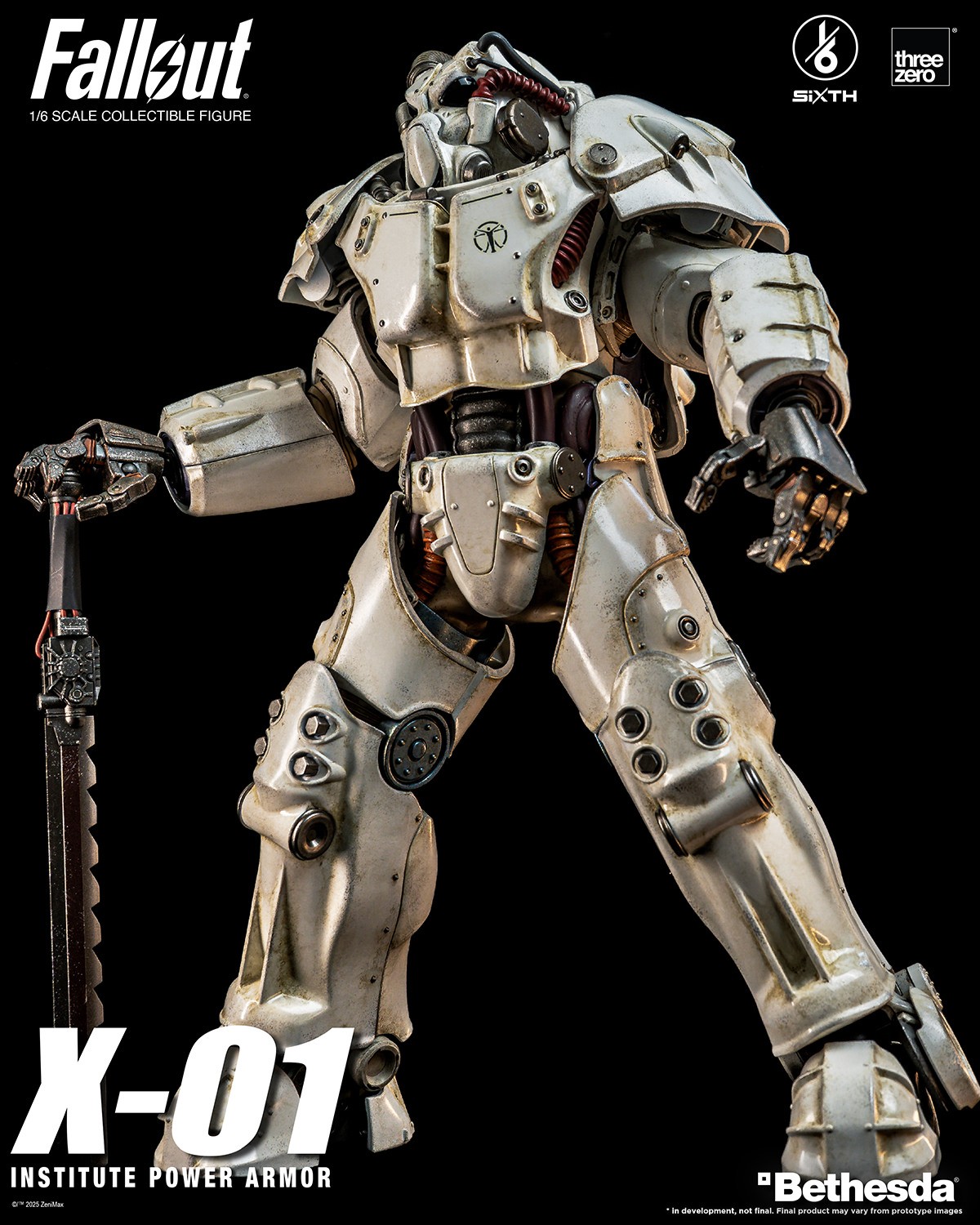 X-01 Institute Power Armor Sixth Scale Figure by Threezero | Sideshow ...