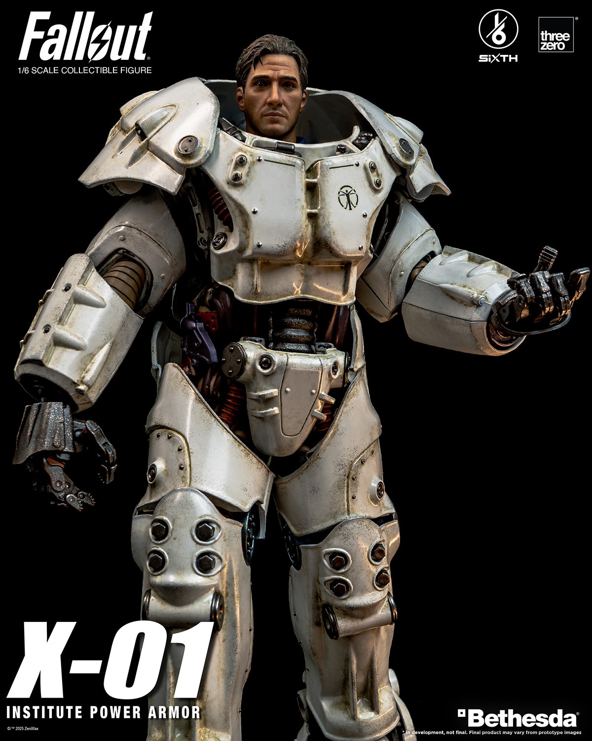 X-01 Institute Power Armor Sixth Scale Figure by Threezero | Sideshow ...