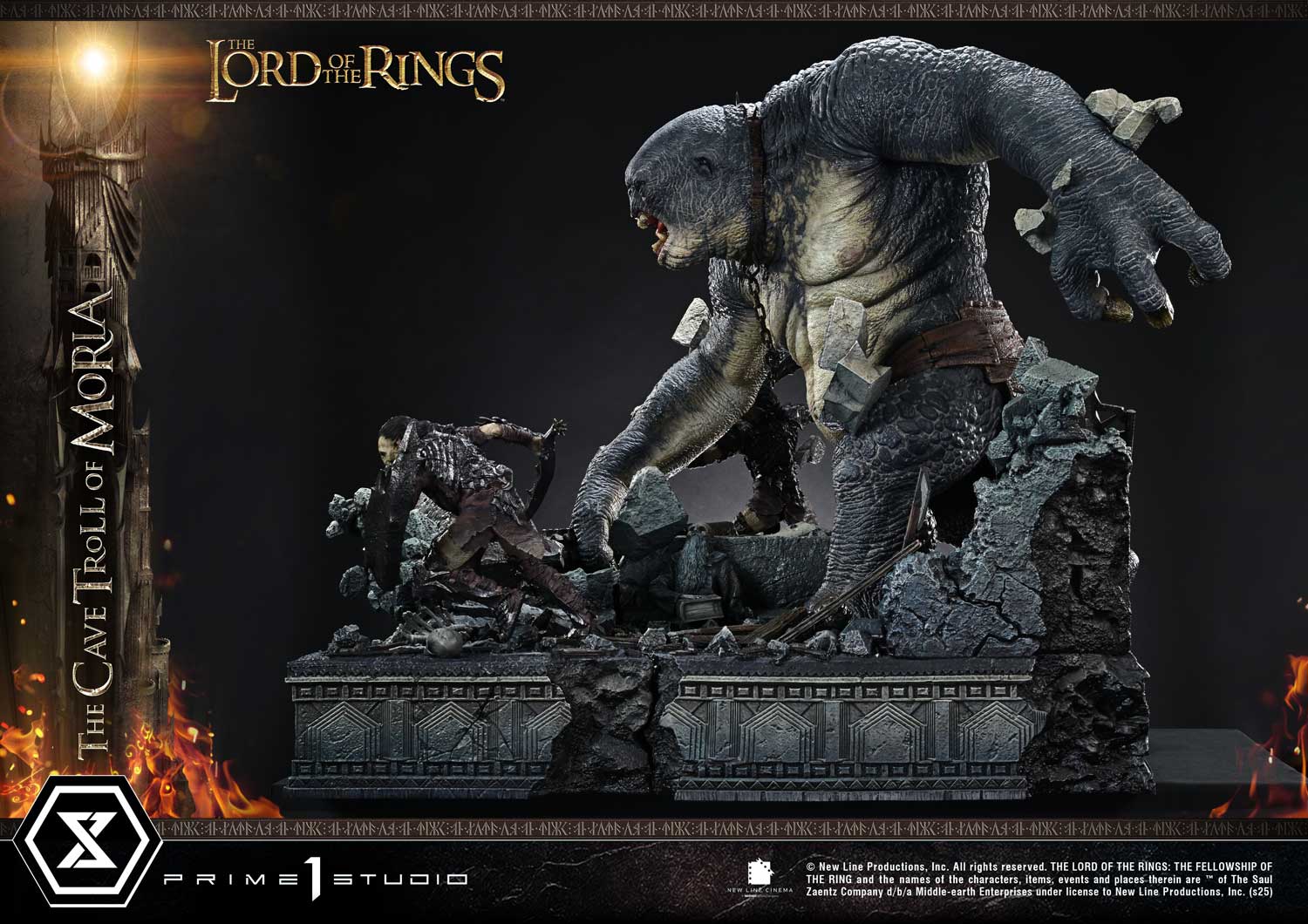Cave Troll of Moria Quarter Scale Statue by Prime 1 Studio | Sideshow ...