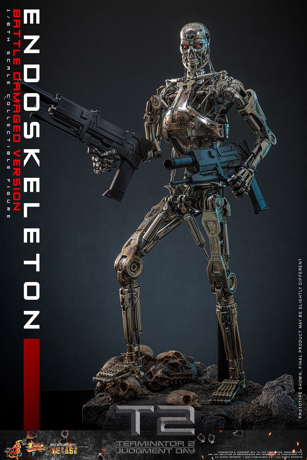 Endoskeleton (Battle Damaged Version) Sixth Scale Figure by Hot Toys ...