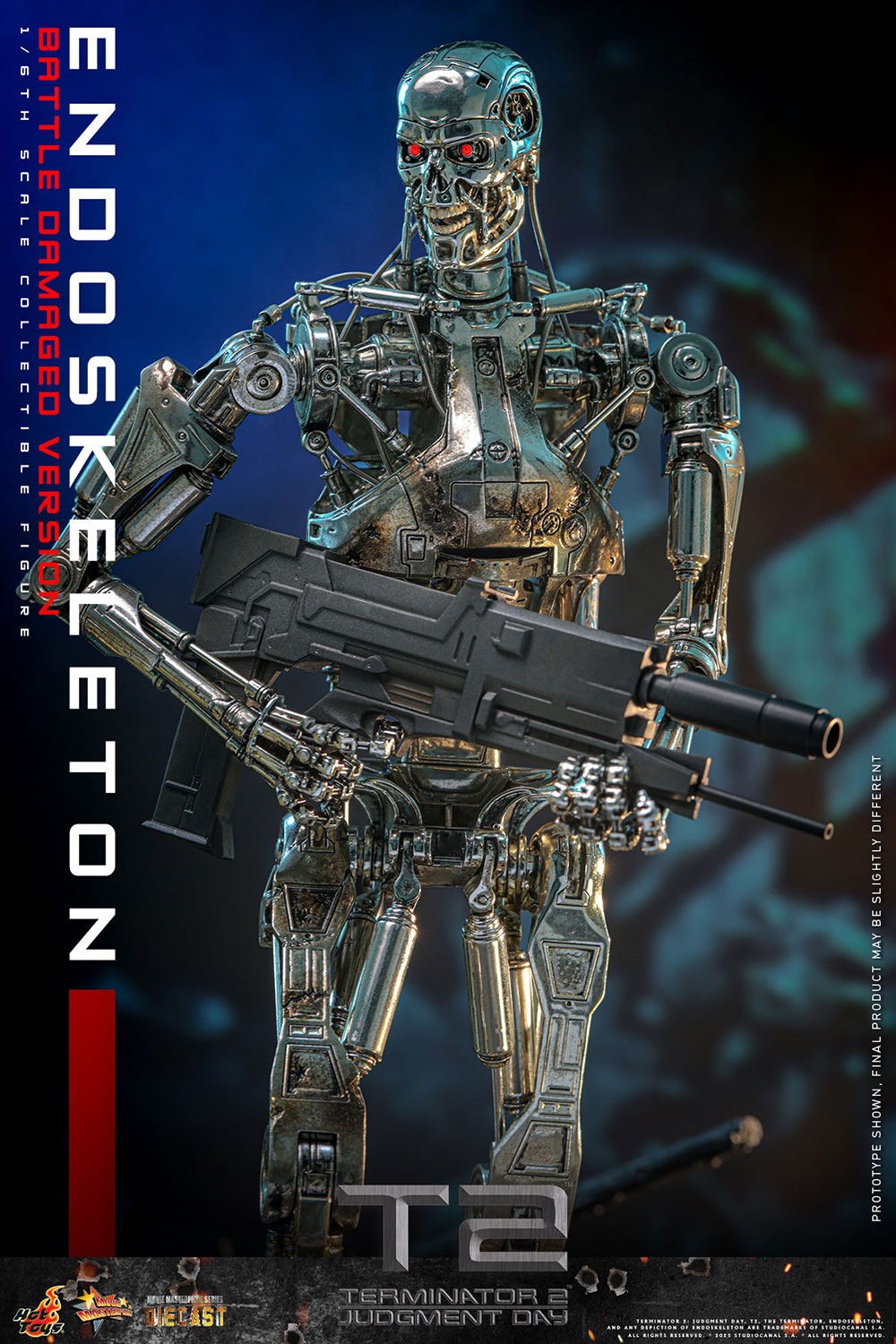 Endoskeleton (Battle Damaged Version) Sixth Scale Figure by Hot Toys ...