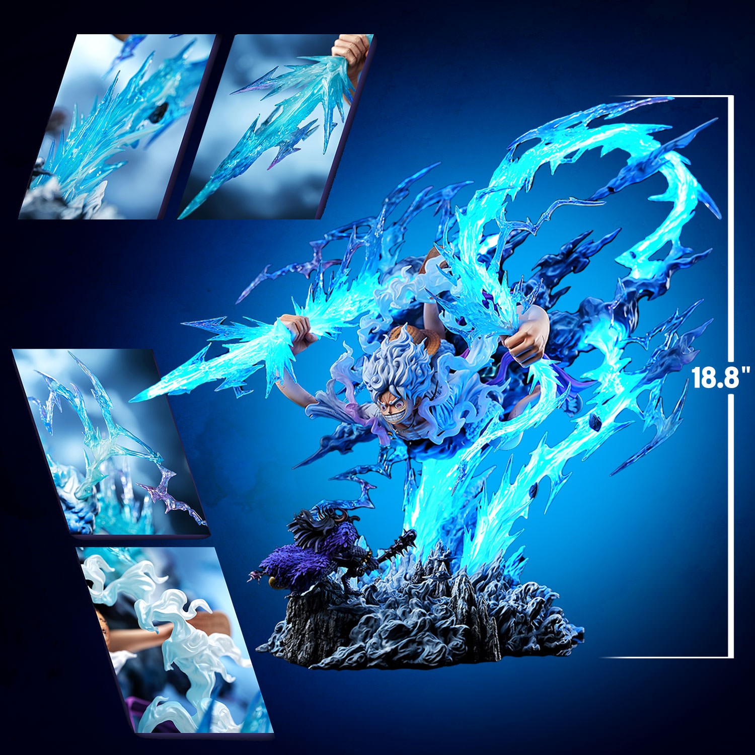 Gear 5 Luffy Statue by Jimei Palace | Sideshow Collectibles