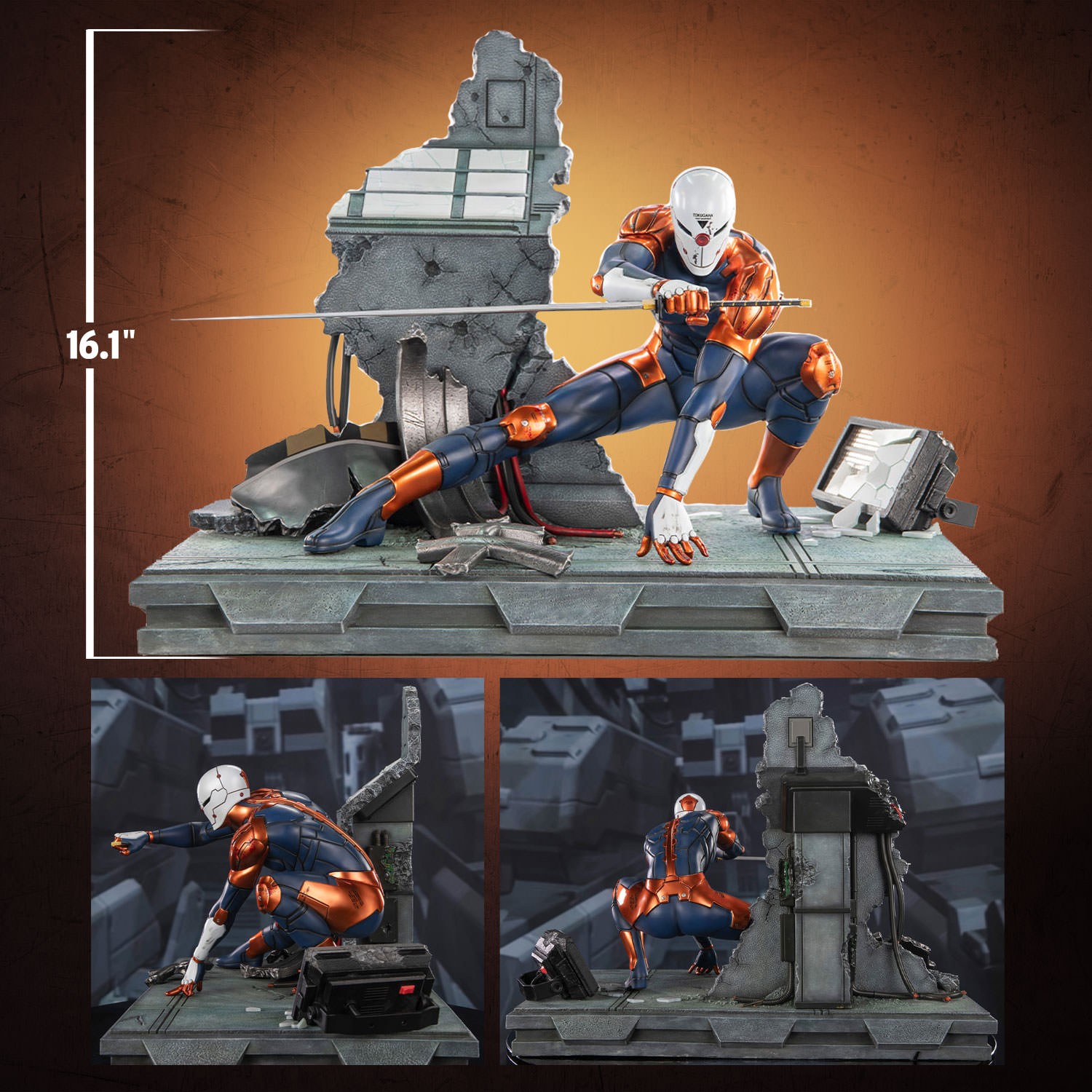 Cyborg Ninja (Gray Fox) Statue by First 4 Figures | Sideshow Collectibles