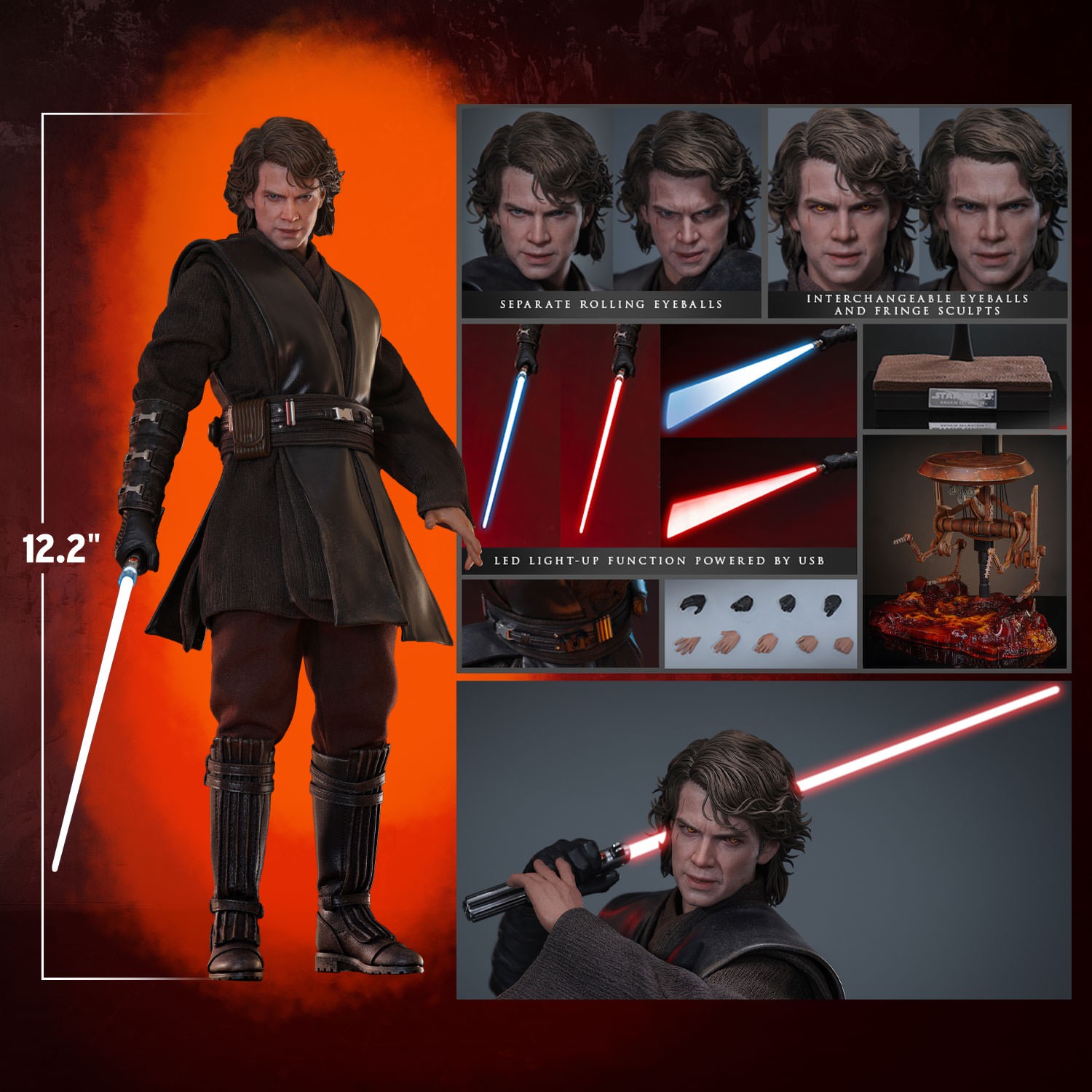 Anakin Skywalker™ Sixth Scale Figure by Hot Toys | Sideshow Collectibles