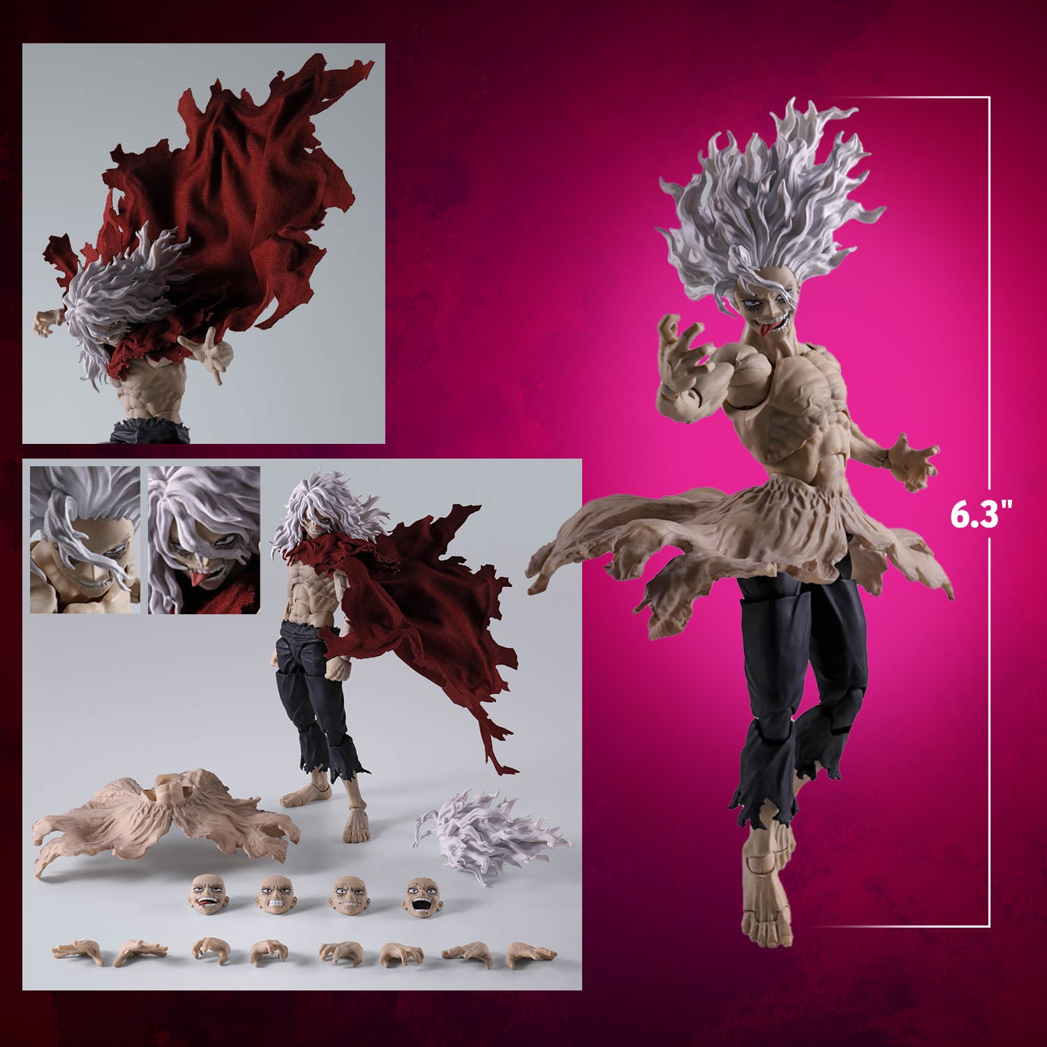 Tomura Shigaraki Action Figure by Tamashii Nations | Sideshow Collectibles