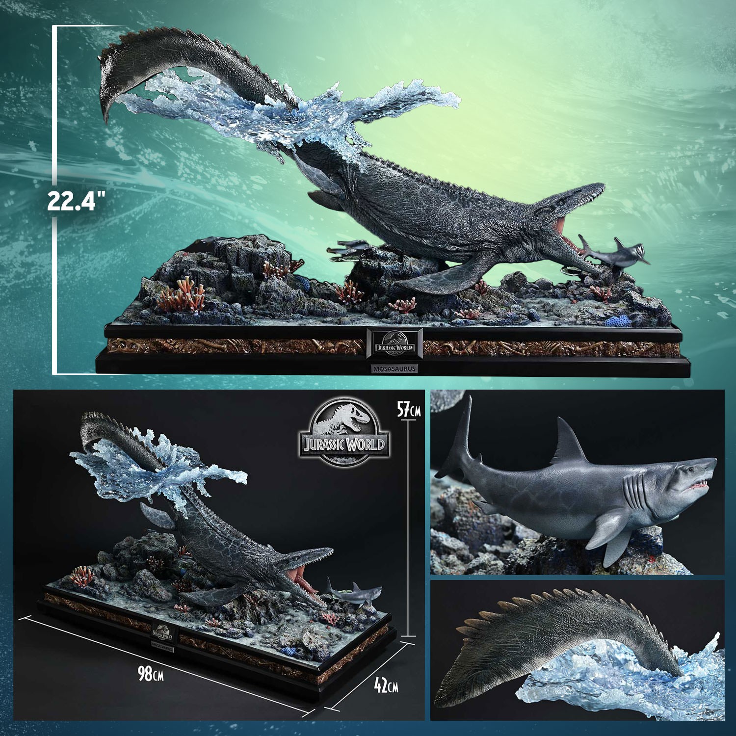 Mosasaurus "Lagoon" (Bonus Version) Statue by Prime 1 Studio | Sideshow ...