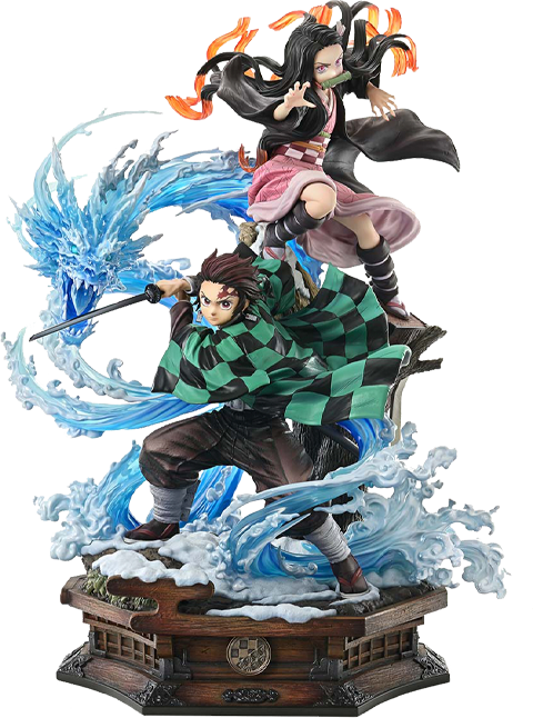 Kamado Tanjiro & Kamado Nezuko Statue by Prime 1 Studio | Sideshow ...