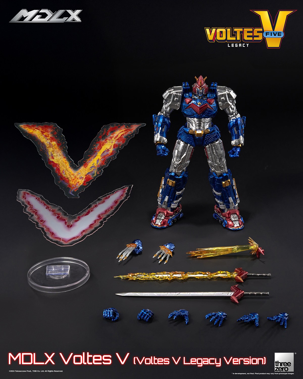 Voltes V (Voltes V Legacy Version) Action Figure by Threezero ...