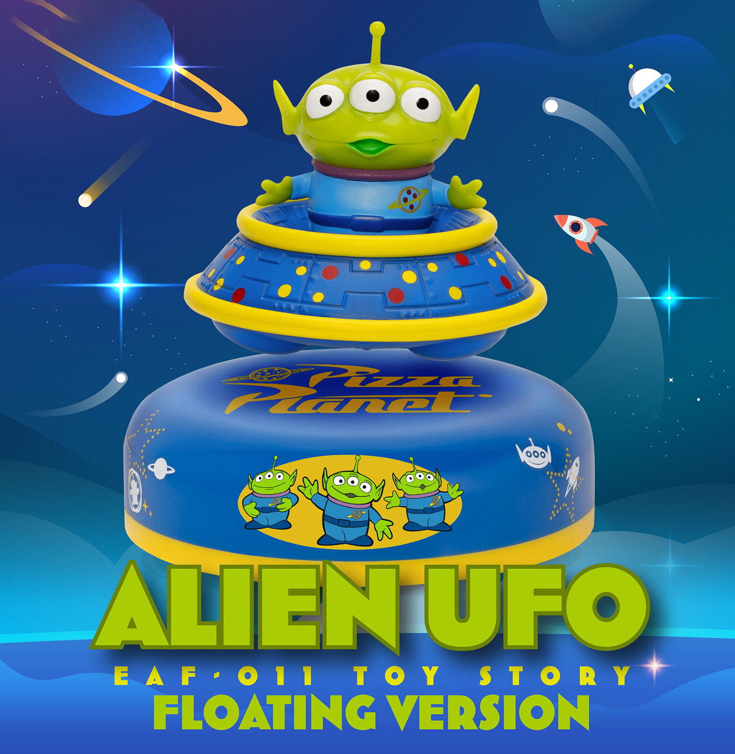 Toy Story Alien UFO (Floating Version) Collectible Figure | Sideshow ...