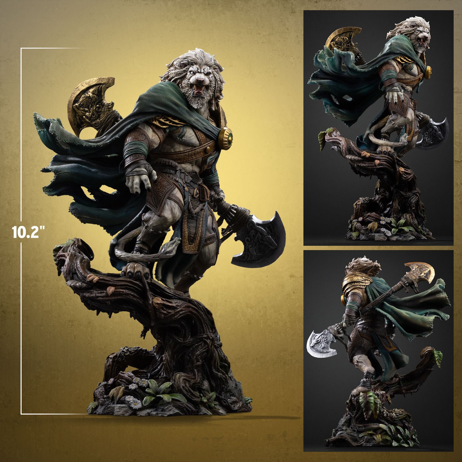Ajani Goldmane 1:10 Art Scale Statue by Iron Studios | Sideshow ...