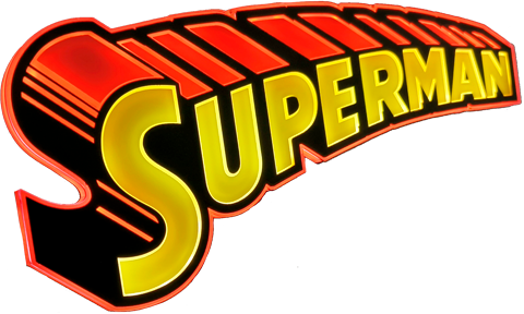 Vintage Superman LED Logo Light (Small) Wall Light by Brandlite ...