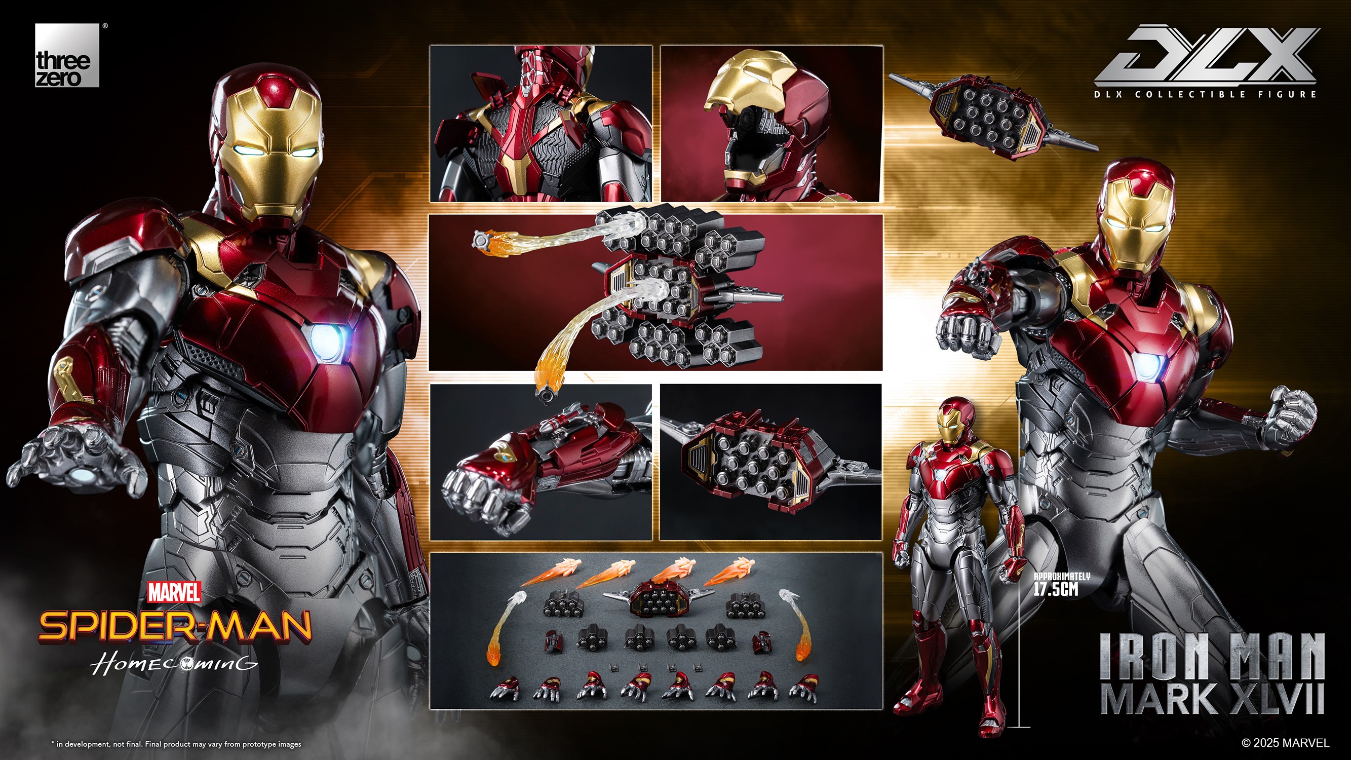 DLX Iron Man Mark 47 Action Figure by threezero | Sideshow Collectibles