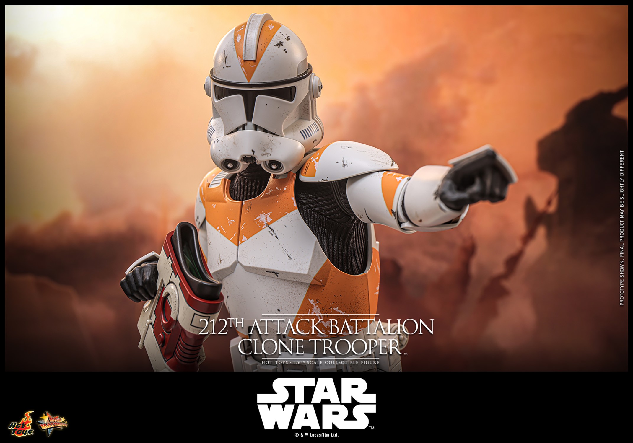 212th Attack Battalion Clone Trooper™ Sixth Scale Figure by Hot Toys ...