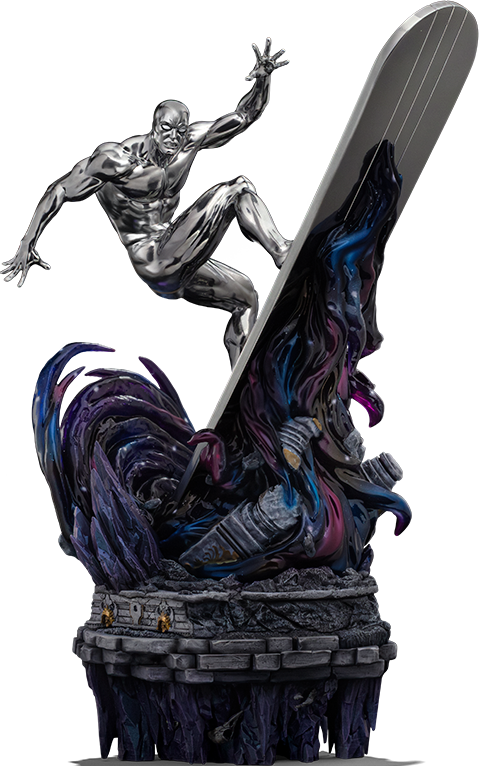 Silver Surfer Deluxe 1:10 Scale Statue by Iron Studios | Sideshow ...
