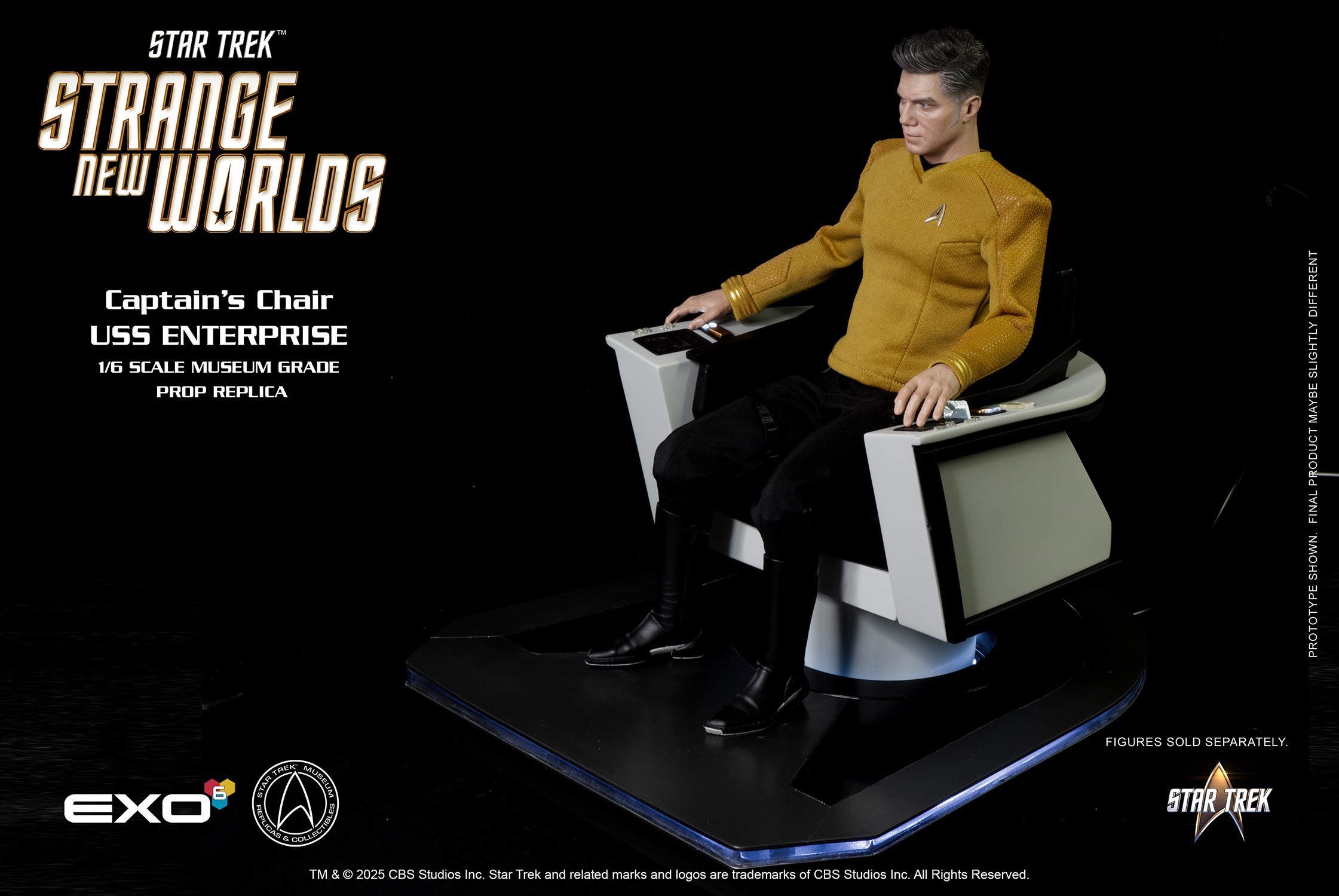 U.S.S. Enterprise Command Chair Prop Replica by EXO-6 Collectibles ...