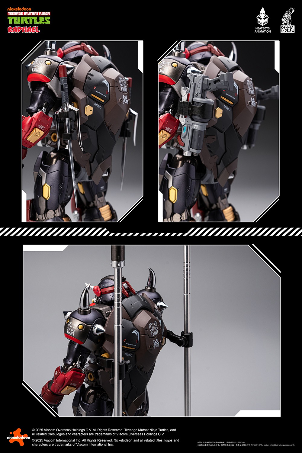 Raphael (40th Anniversary Version) Action Figure by HEATBOYS | Sideshow ...