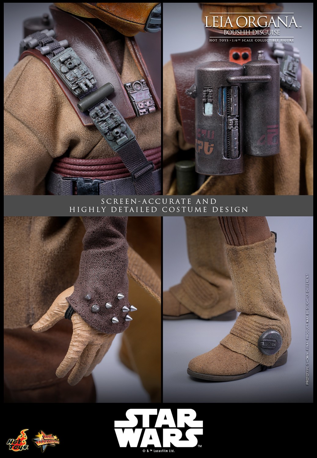Leia Organa (Boushh Disguise)™ Sixth Scale Figure by Hot Toys ...