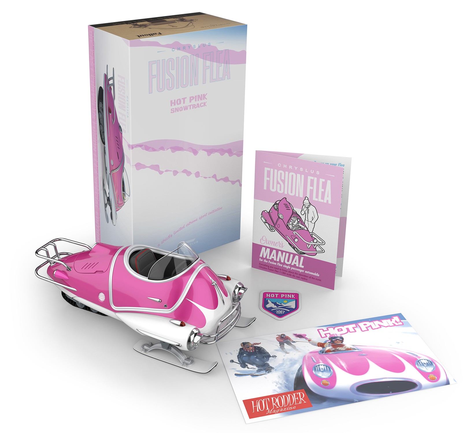 Hot Pink Snowtrack Flea Scaled Replica by The Wand Company | Sideshow ...