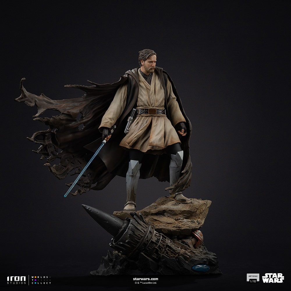 Obi-Wan Kenobi Signatures Quarter Scale Statue by Iron Studios ...