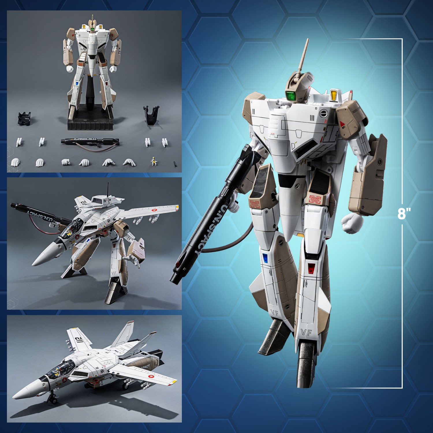 Robo Dou Vf 1a Veritech Ben Dixon Action Figure By Threezero