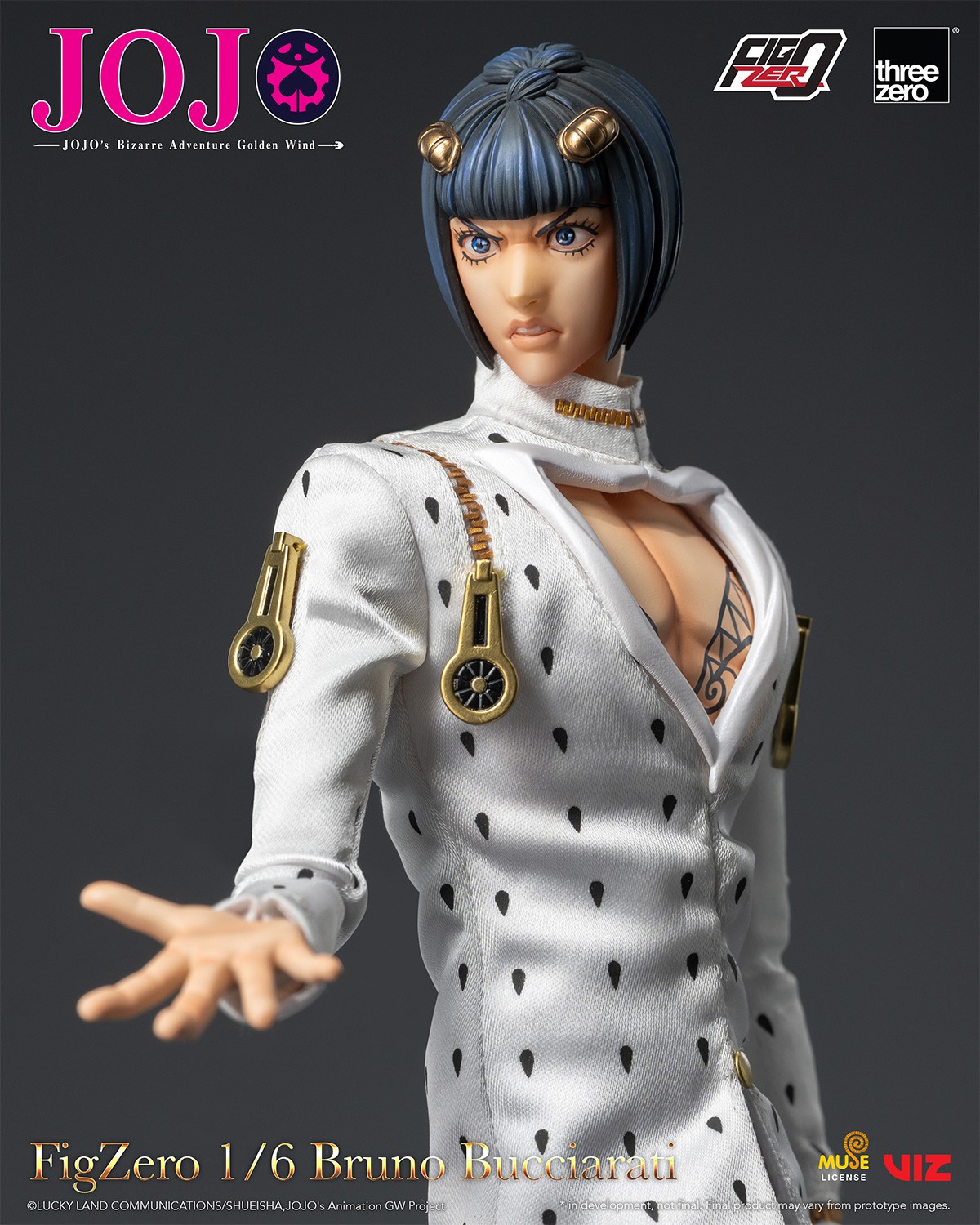 FigZero Bruno Bucciarati Sixth Scale Figure by threezero | Sideshow ...
