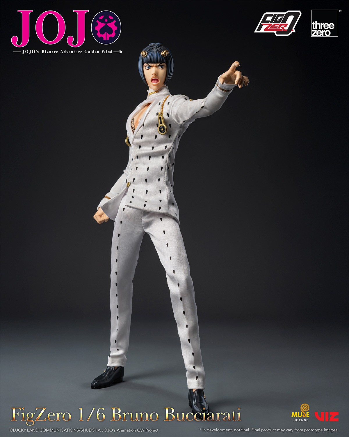 FigZero Bruno Bucciarati Sixth Scale Figure by threezero | Sideshow ...