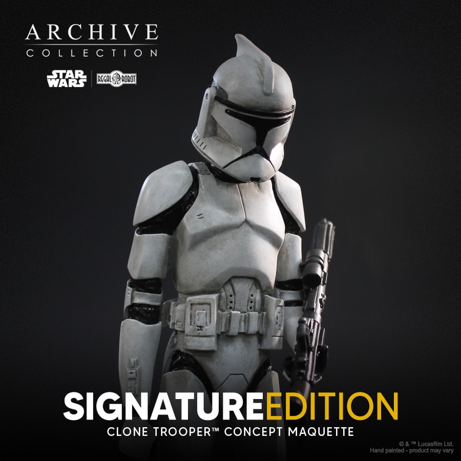 Clone Trooper™ Concept Maquette Replica by Regal Robot | Sideshow ...