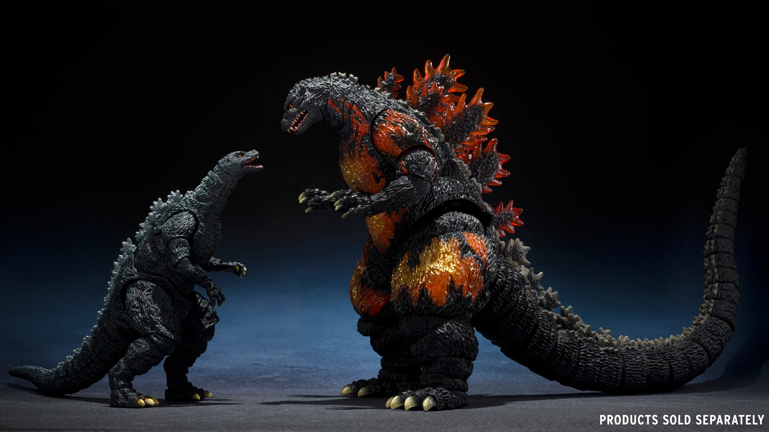 Godzilla Jr & Destoroyah Evolution Set Action Figure by Tamashii ...