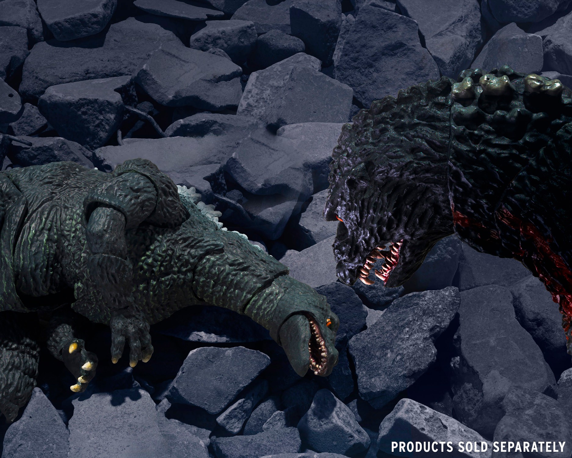 Godzilla Jr & Destoroyah Evolution Set Action Figure by Tamashii ...