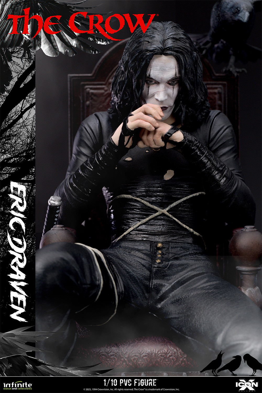 Eric Draven 1:10 Scale PVC Figure by Infinite Statue | Sideshow ...