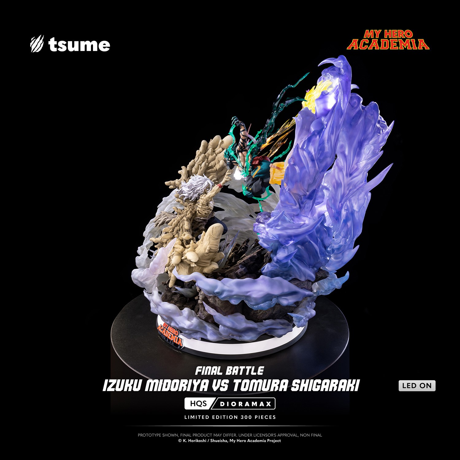 Final Battle: Izuku Midoriya Vs Tomura Shigaraki Statue by Tsume Art ...