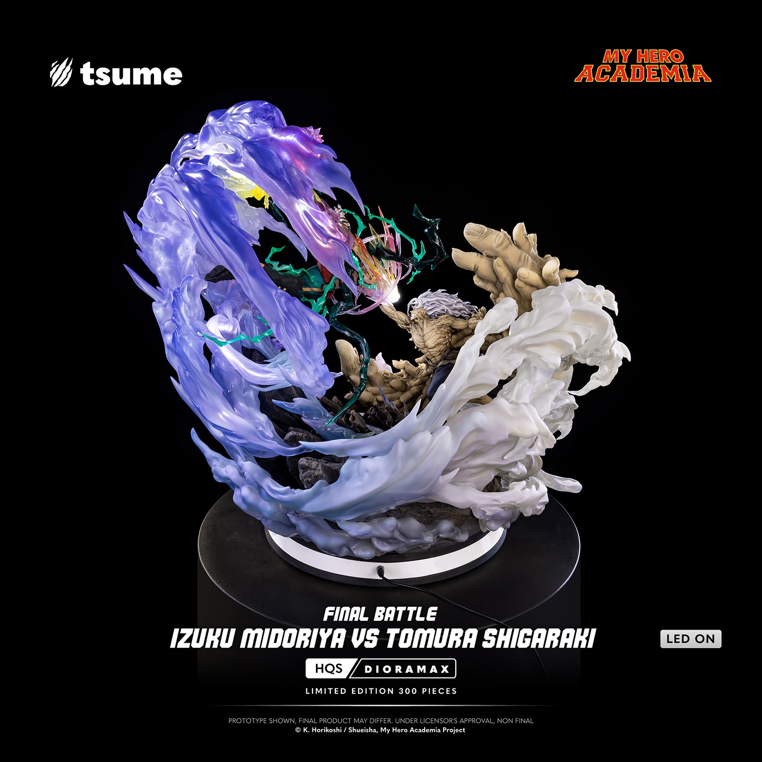 Final Battle: Izuku Midoriya Vs Tomura Shigaraki Statue by Tsume Art ...