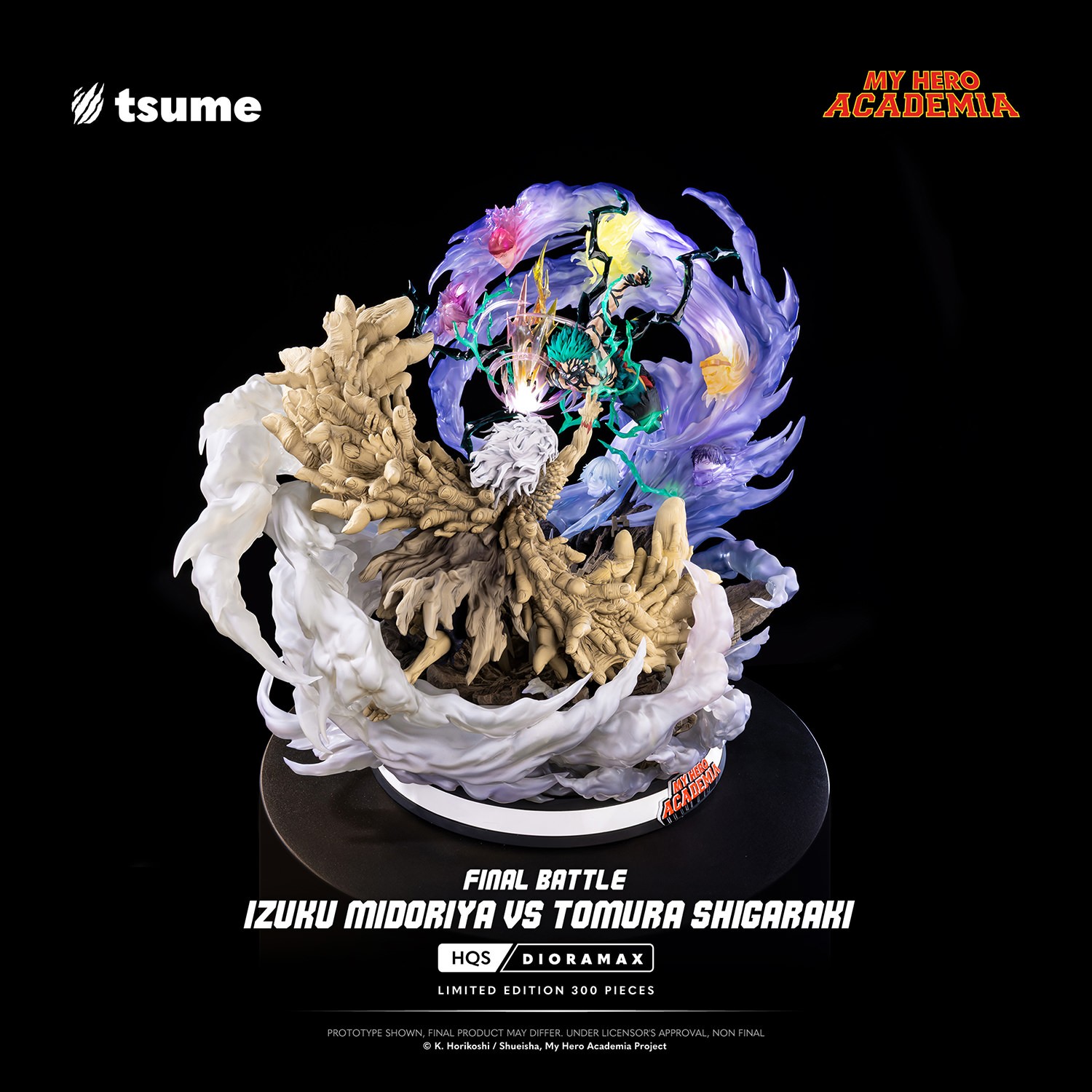 Final Battle: Izuku Midoriya Vs Tomura Shigaraki Statue by Tsume Art ...