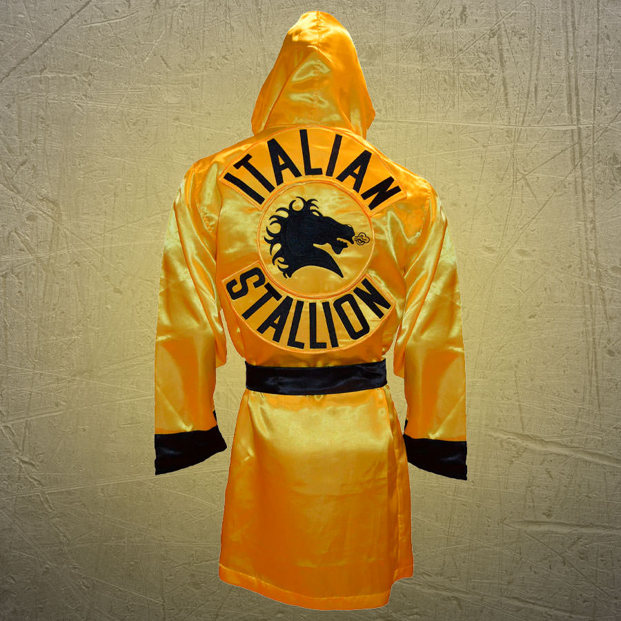 Rocky III Italian Stallion Boxing Robe Prop Replica by Sly Stallone ...