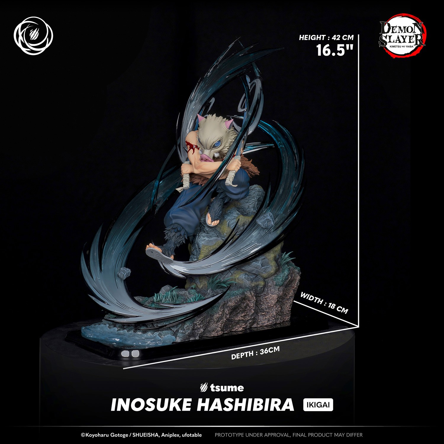Inosuke Hashibira Ikigai Statue by Tsume Art | Sideshow Collectibles