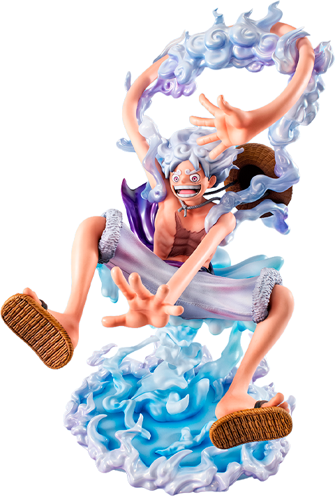 Monkey D. Luffy (Gear Five) Collectible Figure by MegaHouse | Sideshow ...