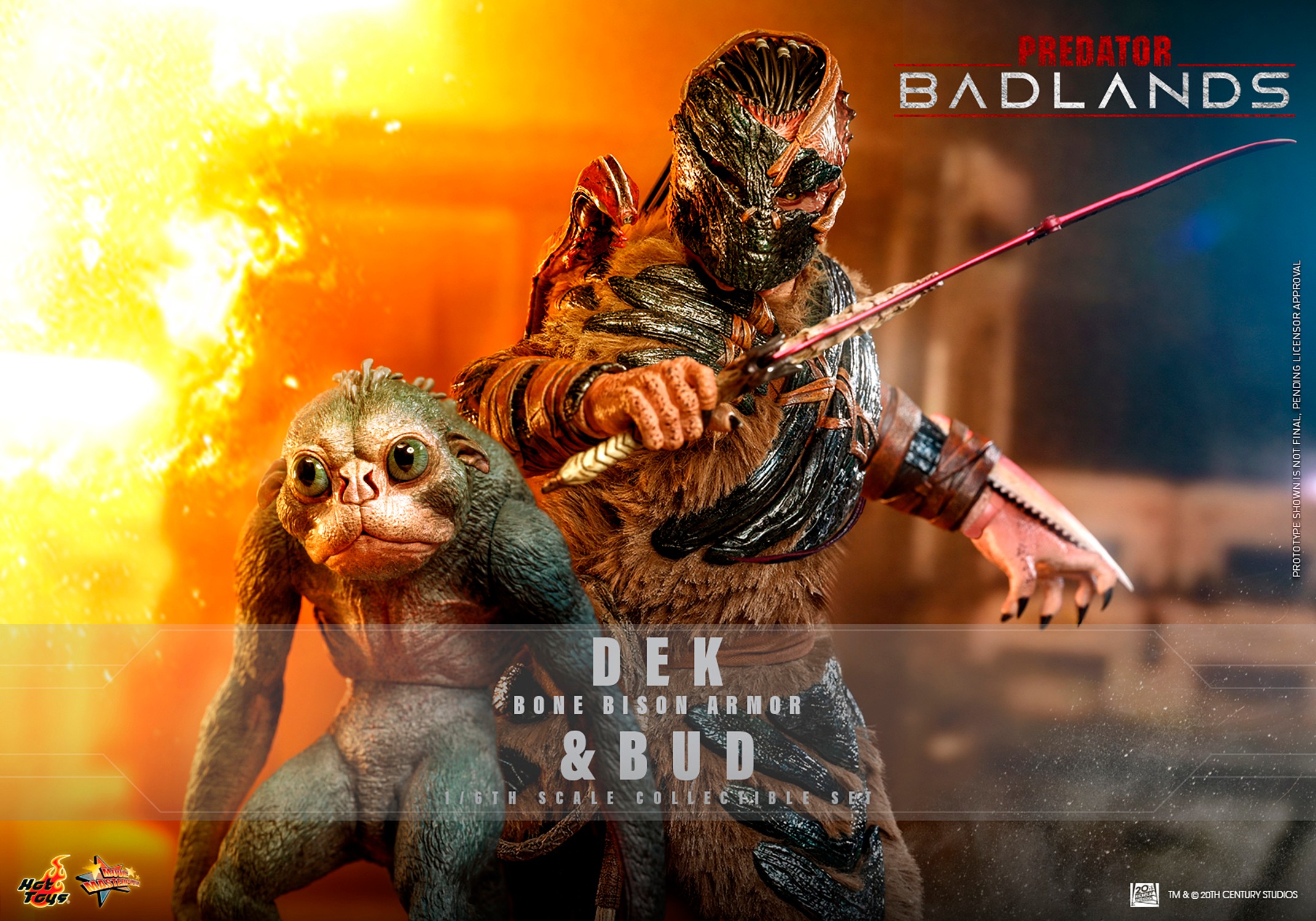 Dek (Bone Bison Armor) and Bud Sixth Scale Figure Set by Hot Toys ...