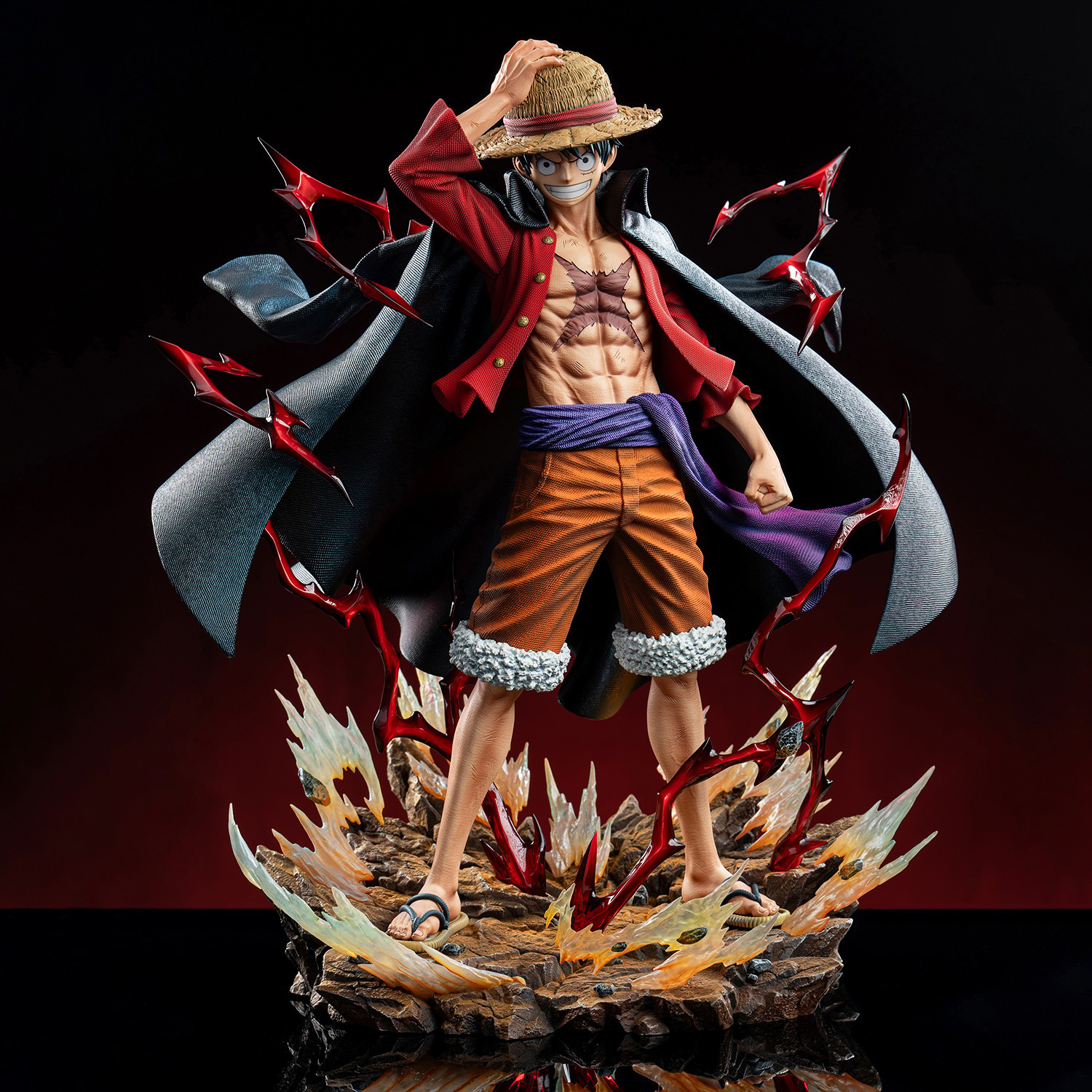 Luffy (Exclusive Version) 1:6 Statue by Jimei Palace | Sideshow ...