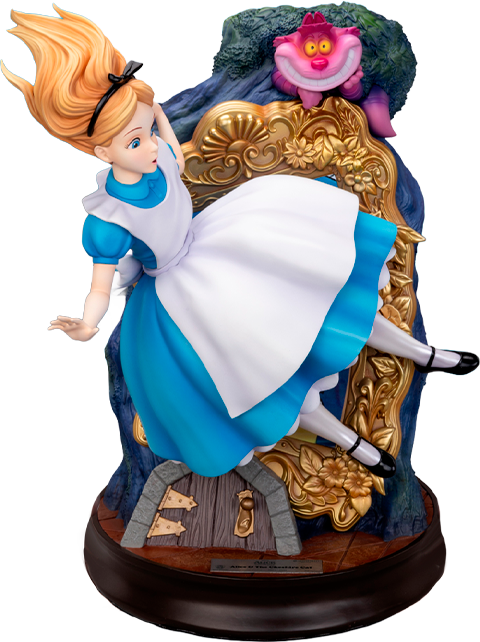 Alice & The Cheshire Cat Statue by Beast Kingdom | Sideshow Collectibles