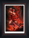 Elektra vs The Hand Fine Art Print by Kendrick Lim | Sideshow Collectibles