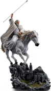 Gandalf the White and Shadowfax 1:10 Deluxe Art Scale Statue by Iron ...