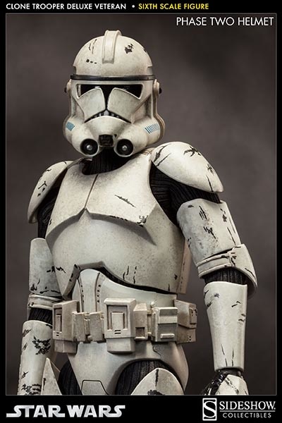 Star Wars Clone Trooper Deluxe: Veteran Sixth Scale Figure by Sideshow ...