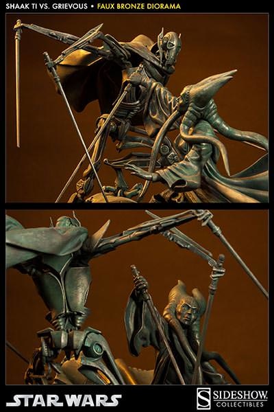 Star Wars 'Hunt for the Jedi' - Shaak Ti VS General Grievous Polystone ...
