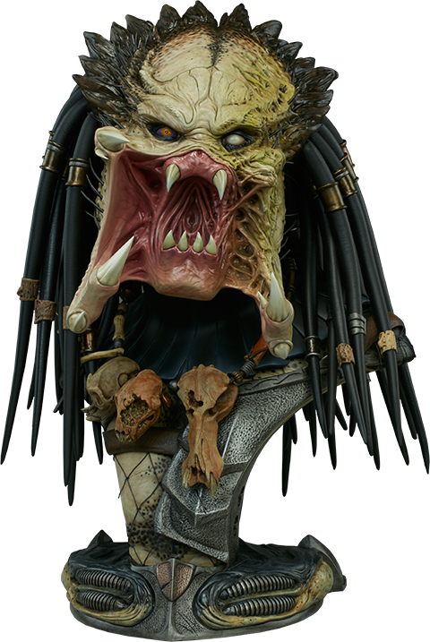 predator head side view