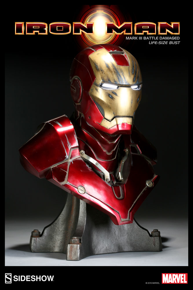 Marvel Iron Man Life-Sized Bust by Sideshow | Sideshow Collectibles