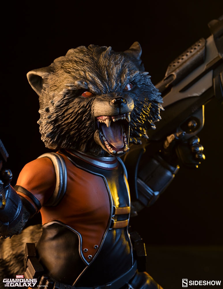Marvel Rocket Raccoon Premium Format(TM) Figure by Sideshow | Sideshow ...