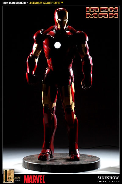 Marvel Iron Man Mark III Legendary Scale(TM) Figure by Sides | Sideshow ...